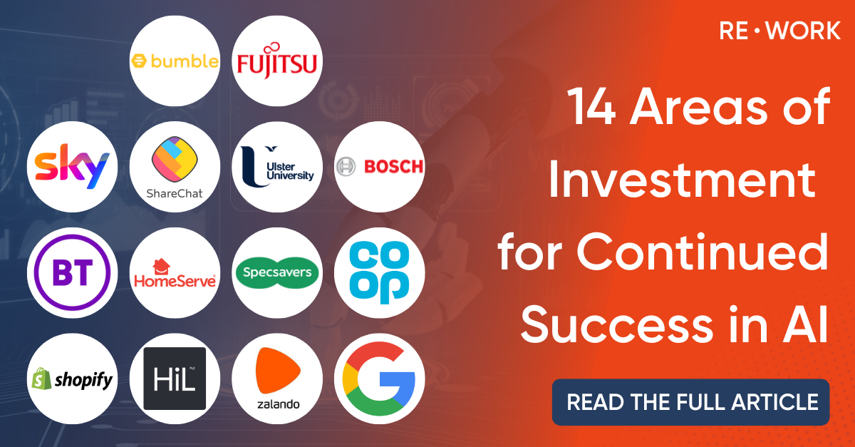 14 Areas of Investment for Continued Success in AI